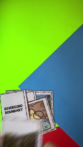 Plate Tectonic Boundaries Matching Game Sort Cards by Science by Sinai