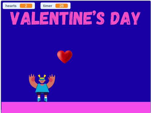 Valentine's Day Scratch Coding Project Bundle 6th - 10th Grade 2 Games ...