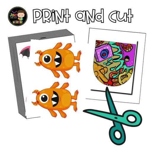 Monster Themed Halloween Bulletin Board Kit Fall Classroom Door Decor ...