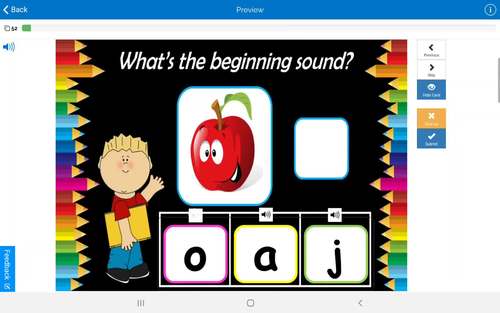Beginning Sounds | Virtual| Letter Recognition | Phonics - 52 Boom Cards