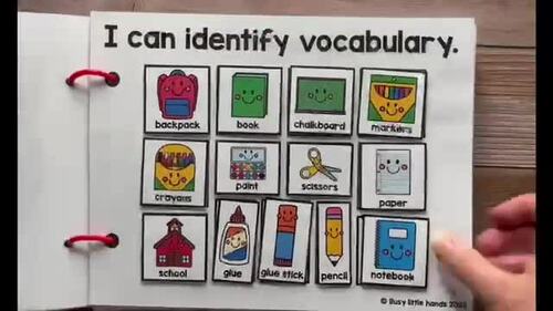 Back to School Assessment Book for Preschool, Kindergarten & Special Ed