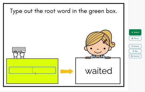 Spelling Root Words with -ed Suffix Ending by Creative Teaching Lab