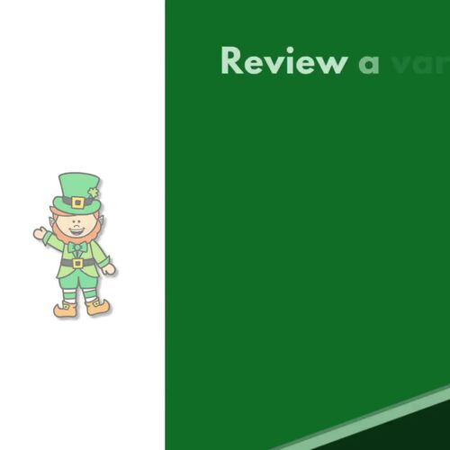 Phonics Review St. Patrick's Day Digital Game for Google Slides and ...