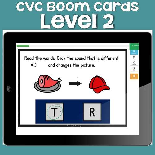 Short Vowel A Games, Level 2|Boom Cards by Simply B Teaching | TPT