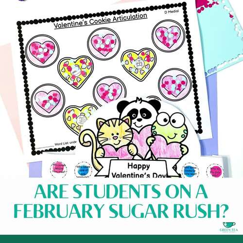 Valentine's Day Speech Therapy Craft Bundle - No Prep Speech & Language ...