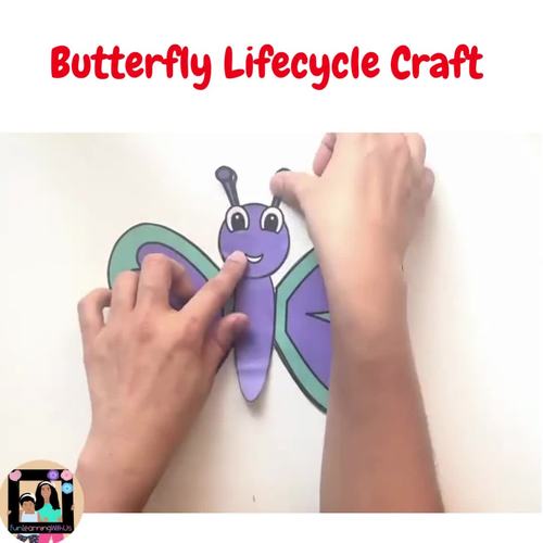 Butterfly Life Cycle Cut & Paste Craft | Life Cycle of a Butterfly