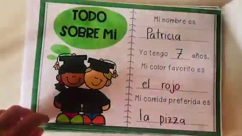 Graduation Memory Book in Spanish | Libro de recuerdos de fin de curso ...