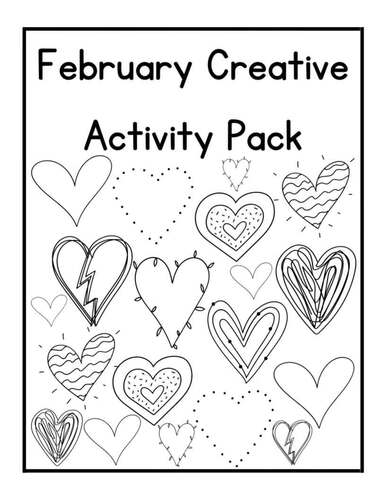 February Morning Work Creative Thinking Independent Activity Pack