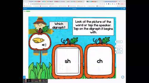 Pumpkin Digraphs BOOM™ Cards by Little Library of Learning | TPT