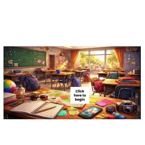Fun Vocabulary Game | Back to School Escape Room | Digital & Print ...
