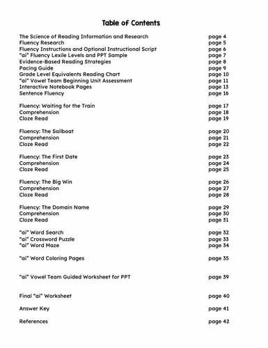 "ai" Vowel Team Phonics for Older Students - Science of Reading | TPT