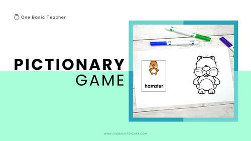 Morning Meeting Activity l Pictionary l Animals by One Basic Teacher