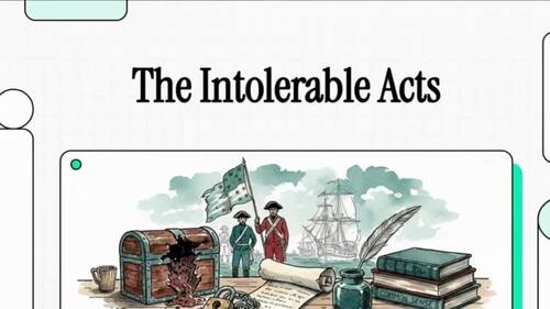 Intolerable Acts | Complete Lesson, Video, PowerPoint, Posters ...