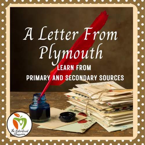 Thanksgiving Primary Source Pilgrim Activity by The Kidcentered Classroom