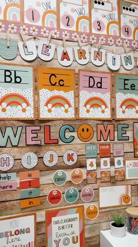 Groovy Boho Complete Classroom Collection by Miss Miller Creations Shop