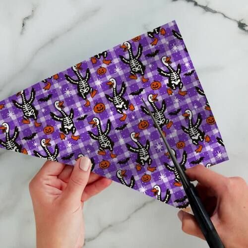 Silly Goose Halloween Skeleton Costume Geese Seamless Digital Paper Pattern