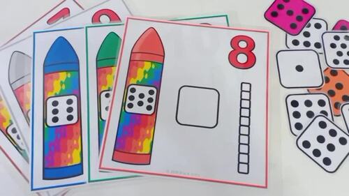 Number Sense | Count and Match Activity for Preschool and Kinder (EASY ...