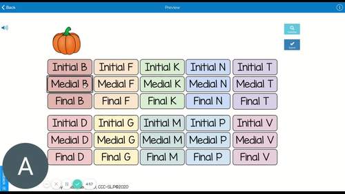 Fall Halloween Themed Hidden Picture Speech Therapy Game Boom BUNDLE