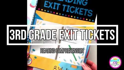 3rd Grade Reading Exit Tickets with Google Forms for Distance Learning