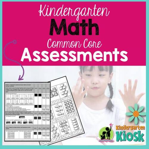 Kindergarten Math Assessment by Kindergarten Kiosk | TPT