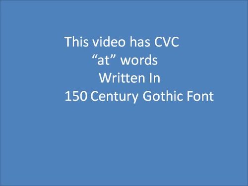 Flashcards "AT" Family Words (Visual and Auditory) | TPT