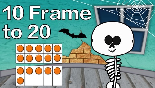 Halloween: Ten Frame to Twenty Subitizing: Math Brain Break | TpT
