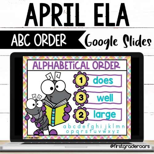 Digital APRIL Phonics ELA Centers on Google Slides BUNDLE by First ...