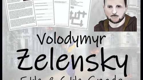 Volodymyr Zelensky Close Reading Comprehension Activity | 5th Grade ...