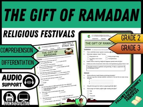 The Gift Of Ramadan | Reading Comprehension | Grades 2 and 3 | TPT