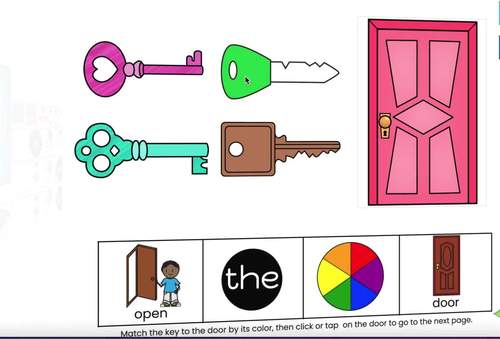 Whats Behind the Door St Patricks Day Clovers for Describing and Commenting
