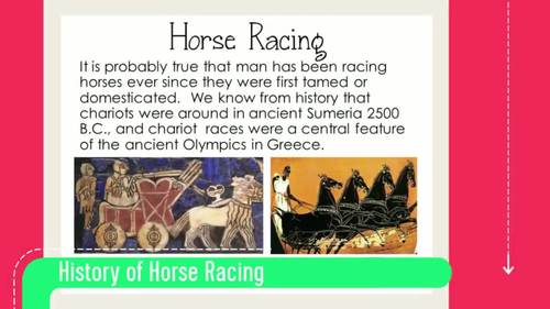 Kentucky Derby and the Triple Crown Fun Facts about Horse Racing PowerPoint
