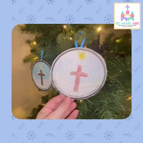 Christmas Ornament Bible Craft: God's Greatest Gift- Jesus • Printable ...