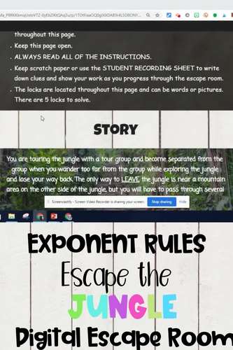 Laws of Exponents Digital Activity by Making Creative Mathematics