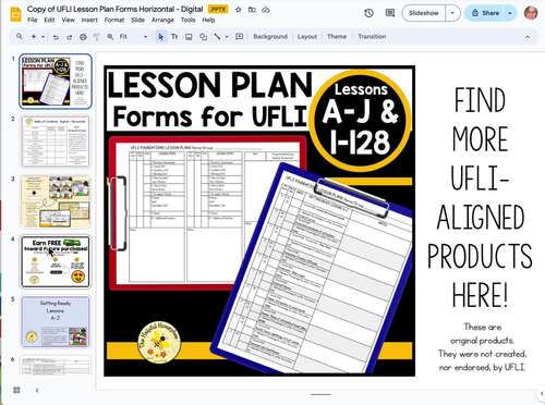 UFLI Foundations Aligned Lesson Plan Templates – Editable, Printable ...