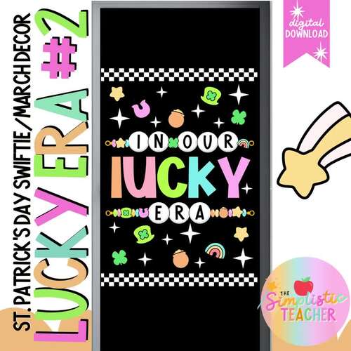 St. Patrick’s Day | In Our Lucky Era Groovy Friendship Beads Door ...