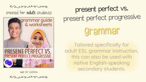 Present Perfect vs. Present Perfect Progressive Grammar Guide with ...