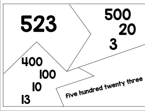 Flexible Place Value Puzzles: Math Center by Aubree Teaches | TPT