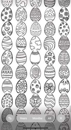 PRINTABLE | Easter Egg Coloring Bonanza – 80+ Creative Templates!