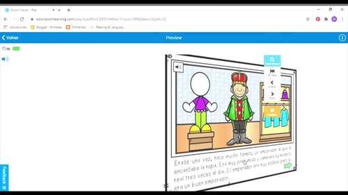 EL TRAJE NUEVO DEL EMPERADOR Boom cards | Comprensión de lectura by Ms ...