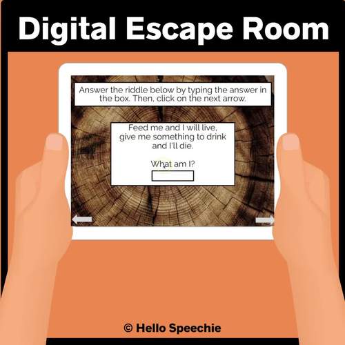 Digital Escape Room Spooky Woods 5th and 6th Grade by Hello Speechie