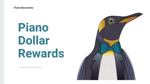 Piano Dollar Rewards by Piano Discoveries | TPT