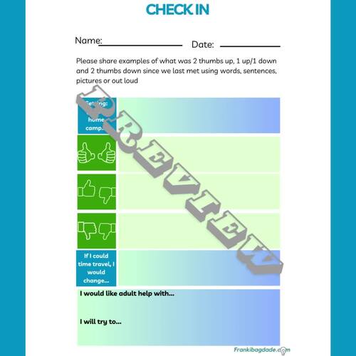 Social Emotional Check in Activity- 4 options including examples
