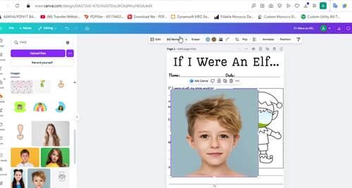 If I Were an Elf Writing Craft | Christmas Writing Activity With Elf Craft.