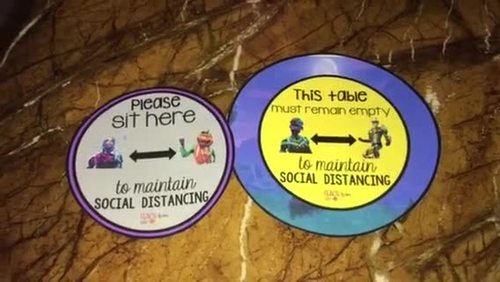 Distance Spots Fortnite Theme (Signs for Social Distancing in the ...