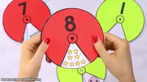 1 to 20 Number Sense Spinners Math Center Activities by Easy Peasy and Fun