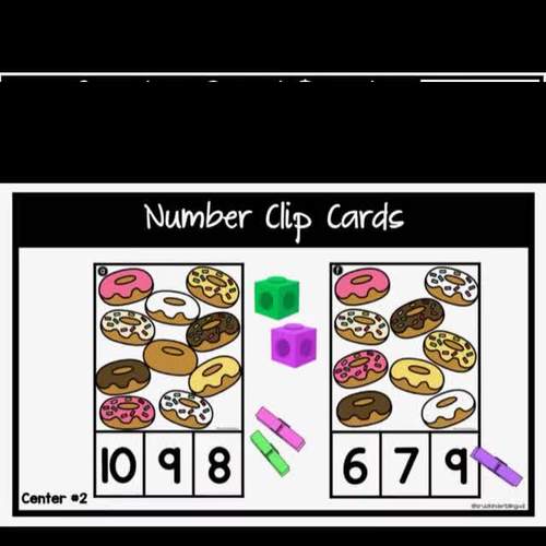 DONUTS NUMBER SENSE numbers 1 - 10 by sruizkinderbilingual | TPT