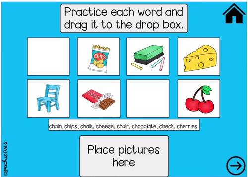 Birthday Party Articulation BOOM CARDS: CH by Speechie Pals | TPT