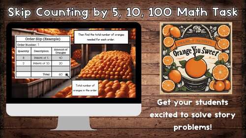 Skip Counting by 5, 10, 100 2nd Grade Building Thinking Classrooms Word ...