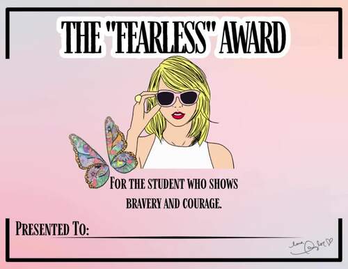 End of The Year Student Awards Taylor Swift Themed Positive Celebration ...