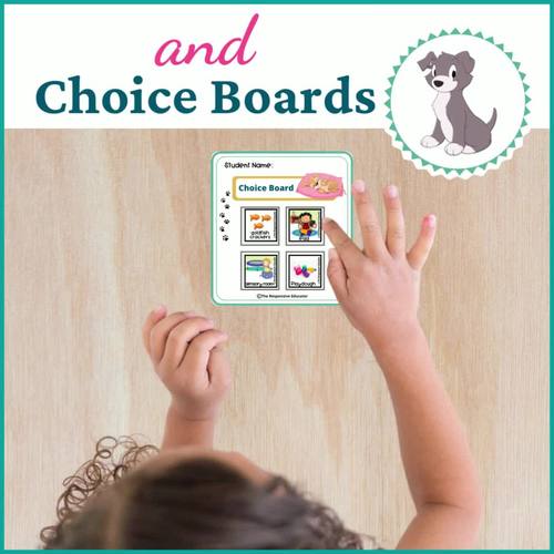 Puppies Token Board Individual Reward Systems Reward Chart | TPT